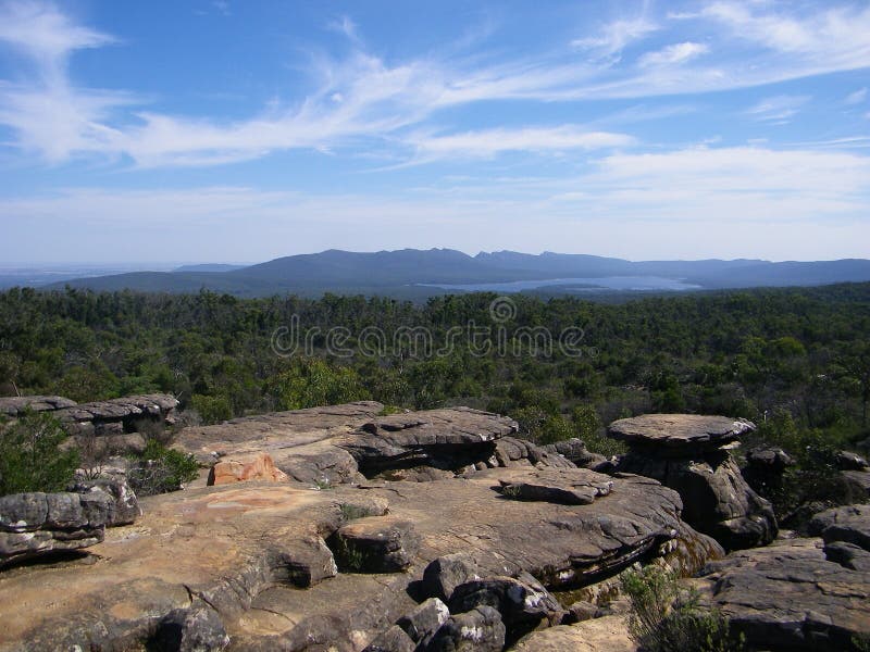 Grampians stock image. Image of mountain, highlands, panorama - 473323