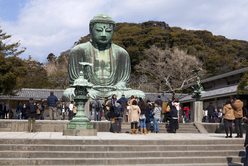 Gran Buda (Daibutsu) foto editorial. Imagen de escultura - 52749681