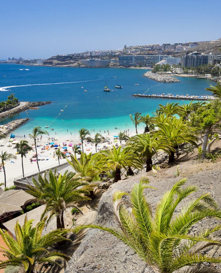 Gran Canaria stock photo. Image of hotel, atlantic, exotic - 76865846