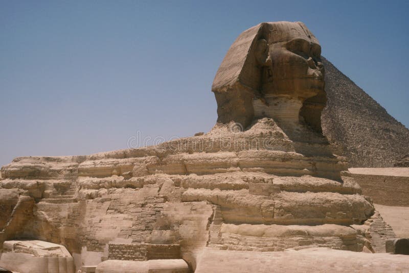 Gran esfinge de Giza foto de archivo. Imagen de esfinge - 6231478