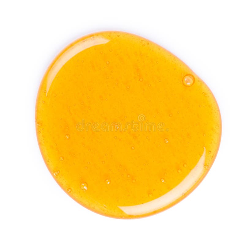 Gran Gota De Miel Aislada En Blanco Foto de archivo - Imagen de postre ...