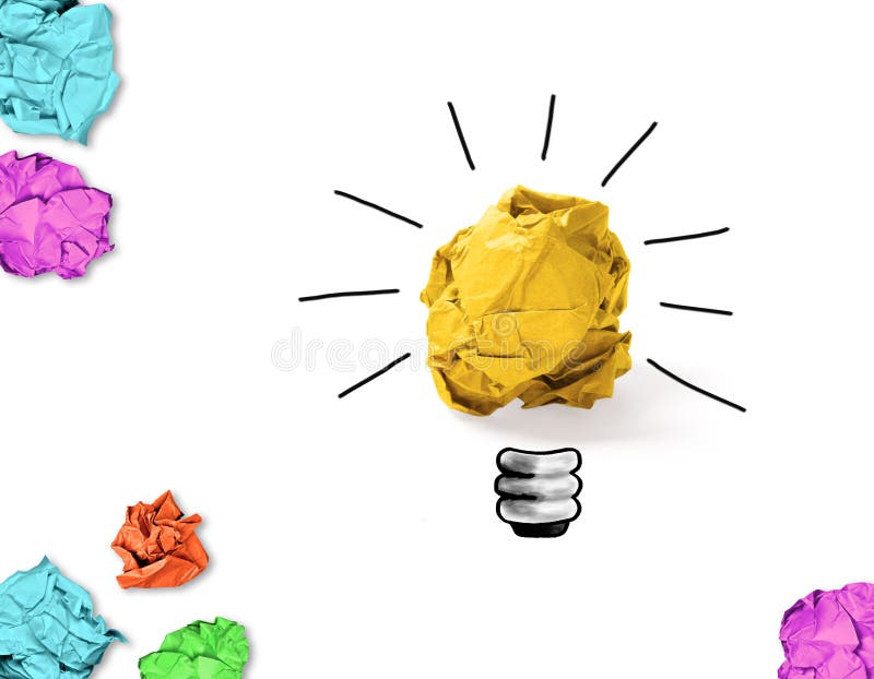 Gran idea imagen de archivo. Imagen de innove, arrugado - 26317471