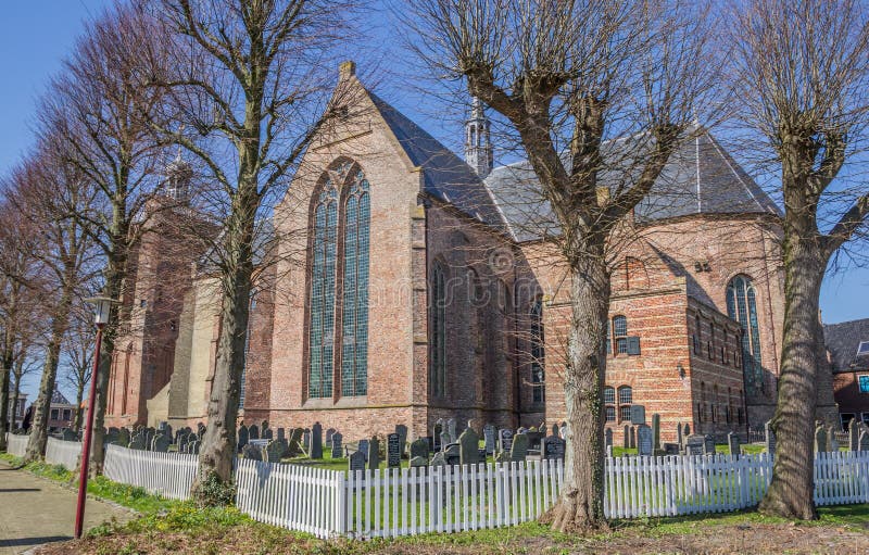 Gran Iglesia Del St Gertrudis En Workum Foto de archivo - Imagen de ...