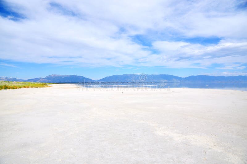 Gran Lago Salato fotografia stock. Immagine di america - 44481014