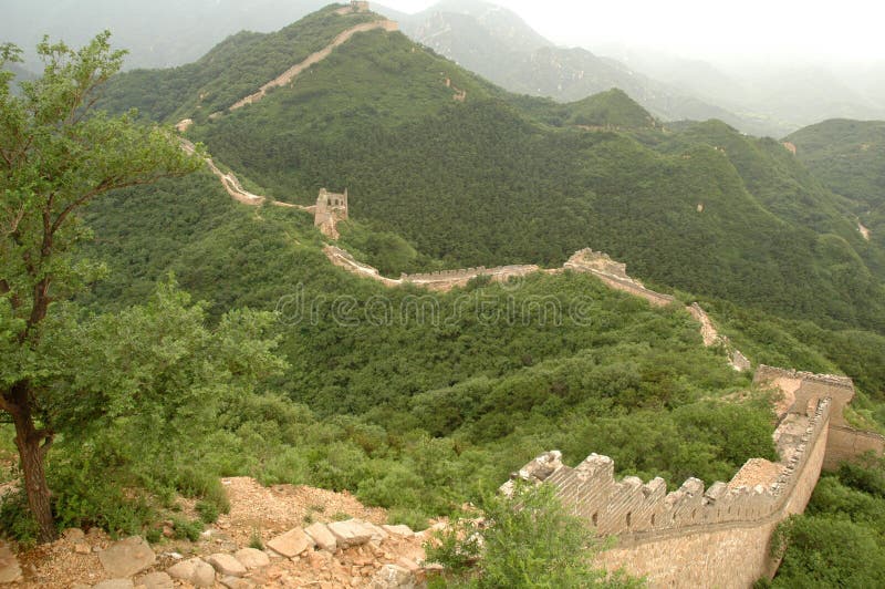Gran Muralla de China foto de archivo. Imagen de grande - 1152024