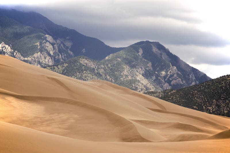 Gran Parque Nacional De Las Dunas De Arena Imagen de archivo - Imagen ...