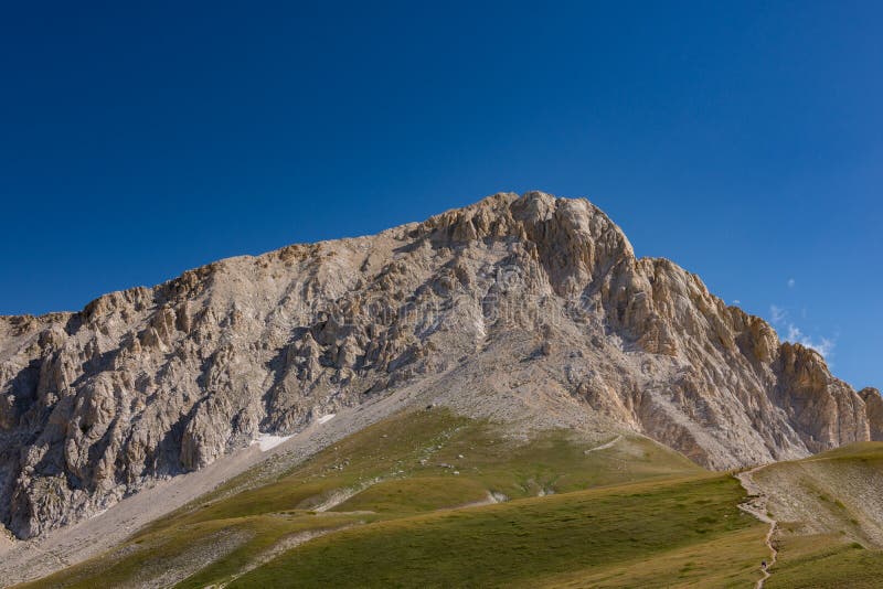 Gran Sasso of Italy stock photo. Image of gran, glacier - 181059028