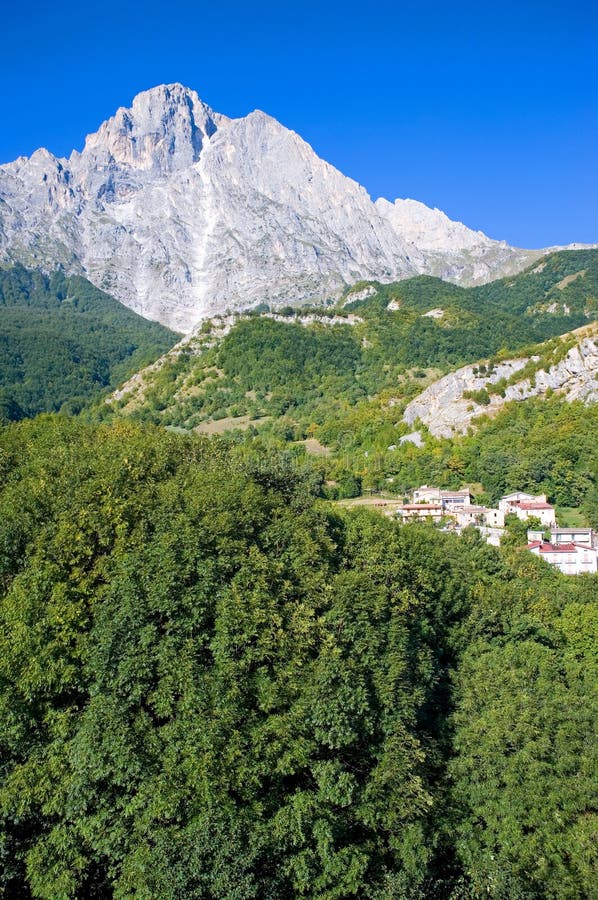 The Gran Sasso National Park Stock Photo - Image of mountain, grann ...