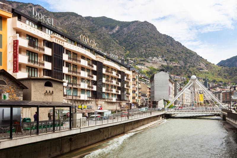 Gran Valira at Andorra La Vella Editorial Photo - Image of town ...