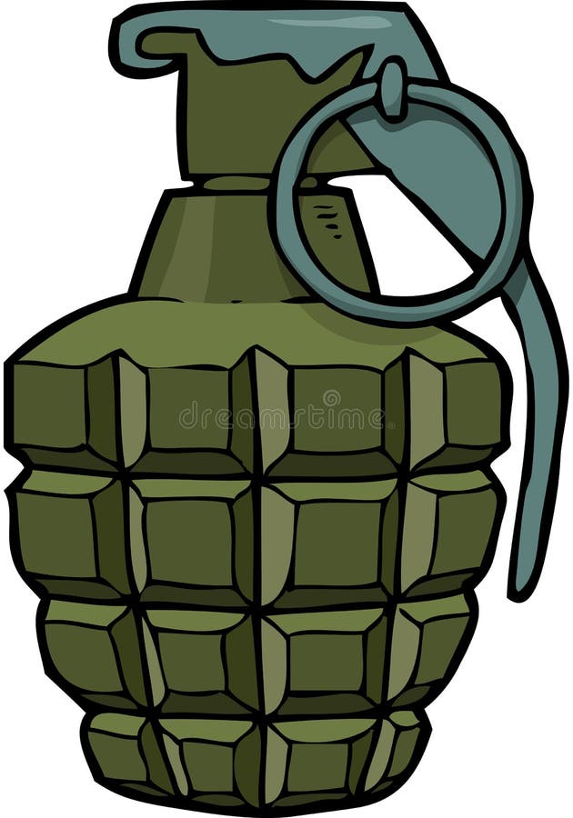 Granada Da Garatuja Dos Desenhos Animados Ilustração do Vetor ...