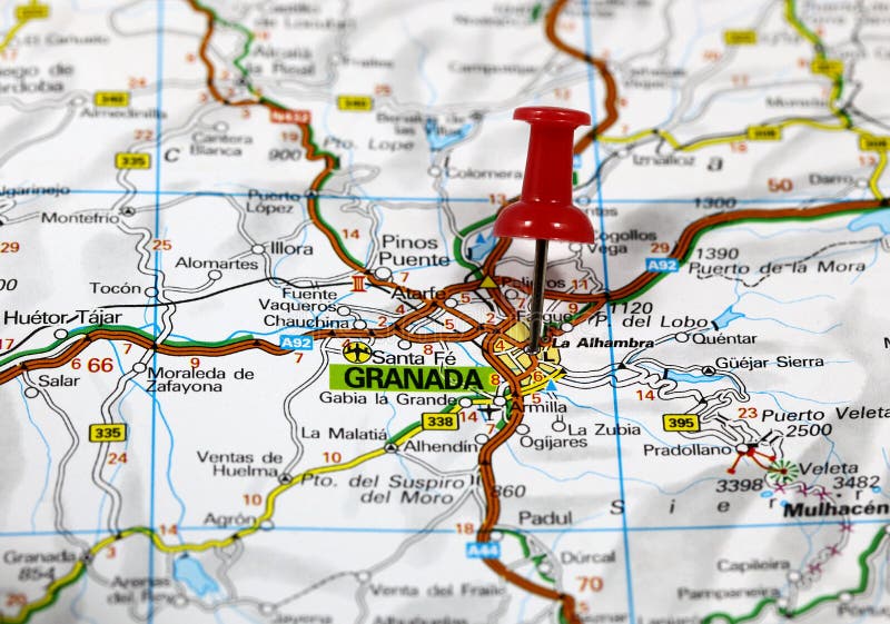 105 Granada Map Stock Photos - Free & Royalty-Free Stock Photos from ...