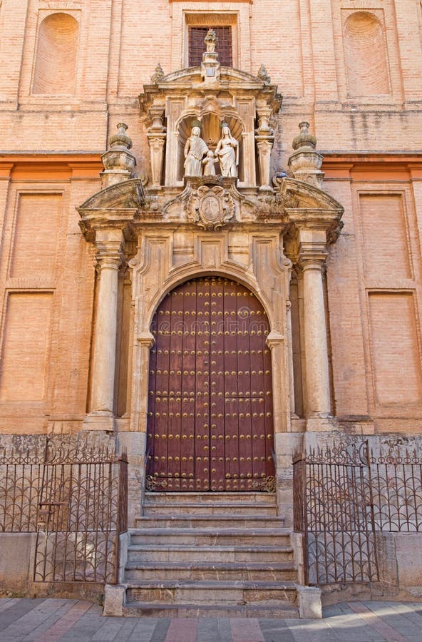 Granada - the Renaissance Portal of Capilla Real Stock Image - Image of ...