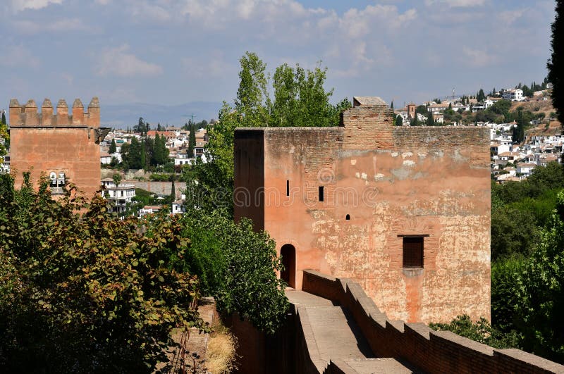 Granada; Spain - August 27 2019 : Alhambra Palace Editorial Stock Photo ...