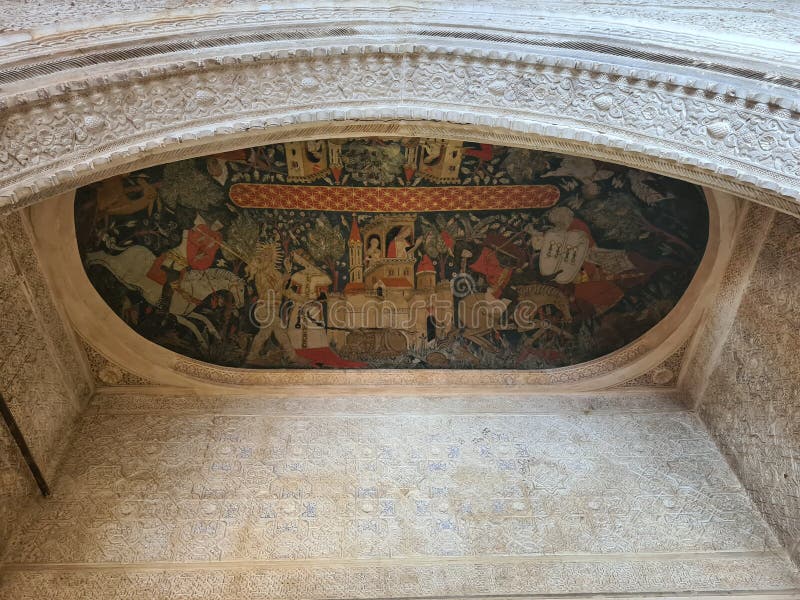 Alhambra interior stock image. Image of arch, classical - 62148409