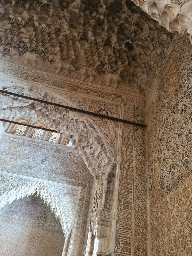 Alhambra interior stock photo. Image of east, andalucia - 62105762