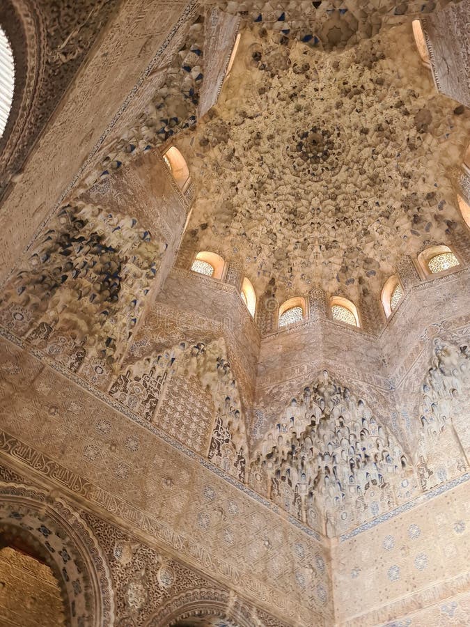 Alhambra interior stock photo. Image of east, andalucia - 62105762