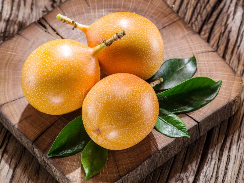 Granadilla fruits. stock photo. Image of barbadine, organic - 85411806