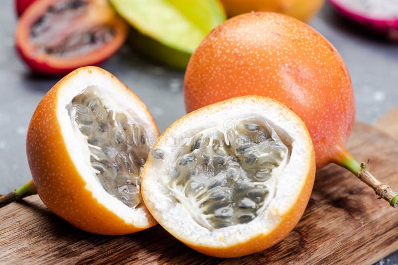 Sweet Granadilla Or Grenadia Stock Image - Image of seed, healthy: 35742139