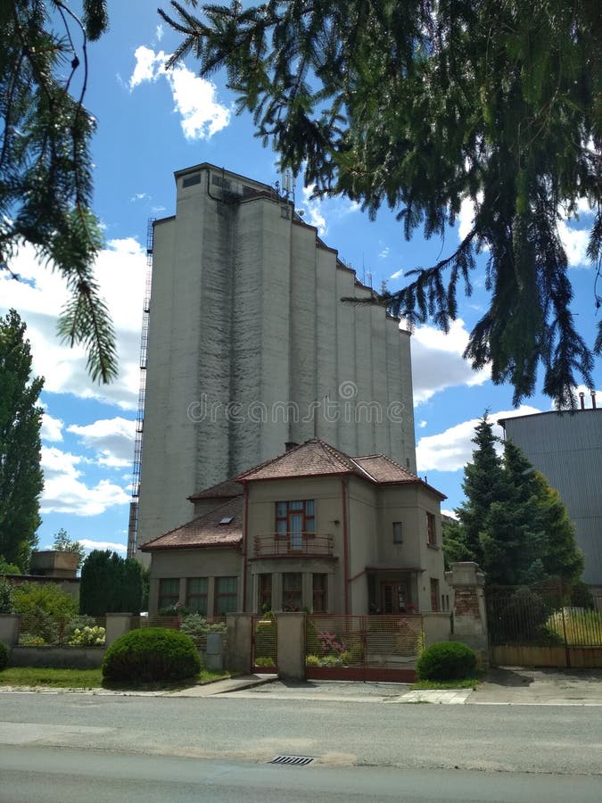Granary. a Huge Building for a Strategic Grain Reserve in the Cities ...