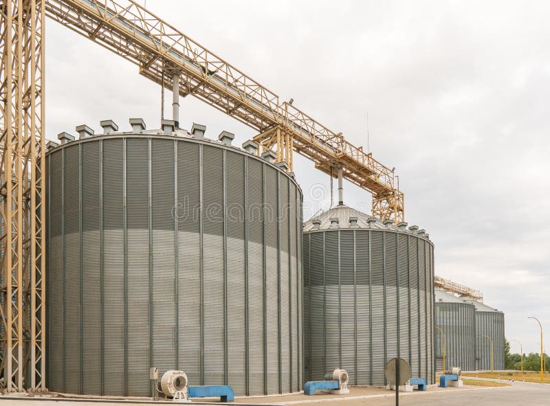 Granary, Storage Of Rye Wheat And Other Crops Stock Image - Image of ...