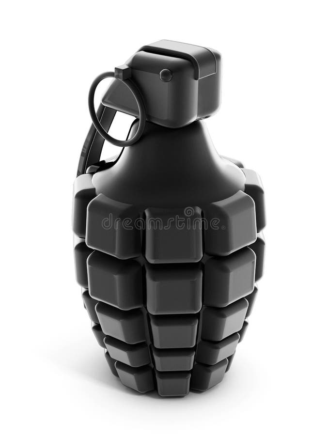 Granata a mano illustrazione di stock. Illustrazione di guerra - 45508978