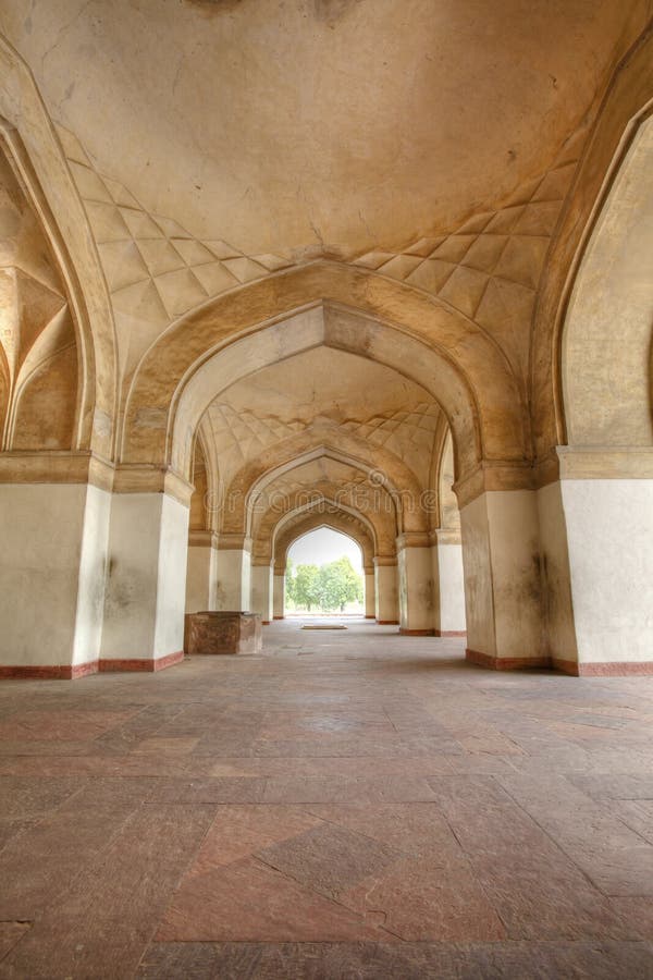 Grand Arches at Sikandar Fort Stock Image - Image of rajasthan, agra ...