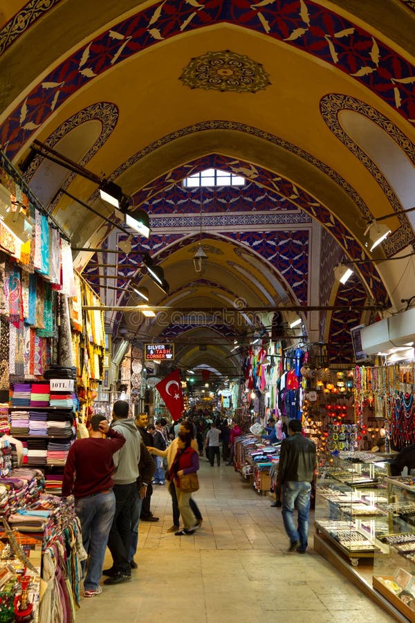 Grand Bazaar editorial stock image. Image of mall, crowd - 19113434