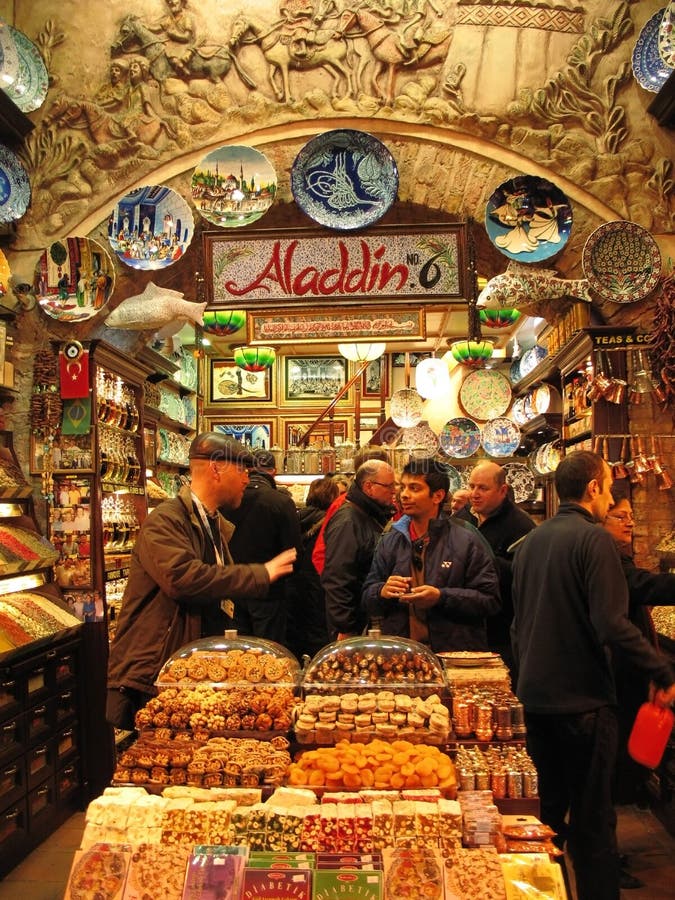 Grand bazaar editorial stock image. Image of blue, china - 25349104