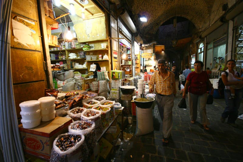 Souq al-Madina - Syria editorial photography. Image of facades - 37581442