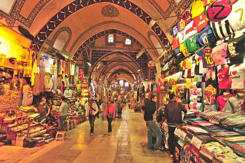 Grand Bazaar Istanbul editorial stock photo. Image of building - 25909038
