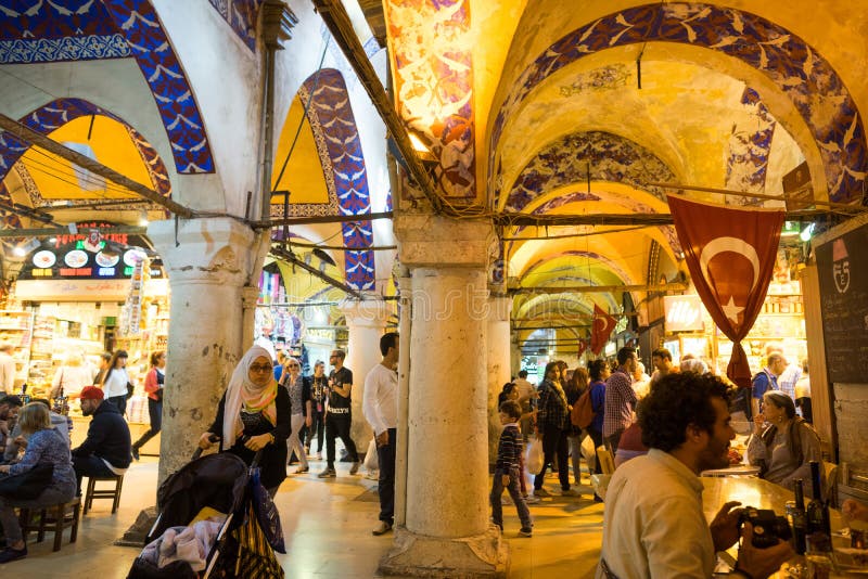 Grand Bazaar Shops in Istanbul Editorial Stock Photo - Image of bazaar ...