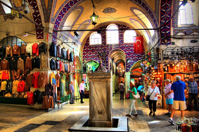 Grand Bazaar (Istanbul Turkey) Editorial Stock Image - Image of ancient ...