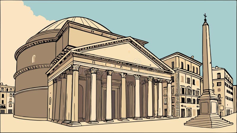 Grand Building with Columns, Classical Architecture and Historic ...