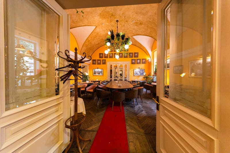 Grand Cafe Leopolis Interior in Lviv, Ukraine Editorial Stock Photo ...