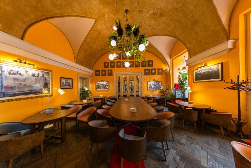 Grand Cafe Leopolis Interior in Lviv, Ukraine Editorial Photography ...