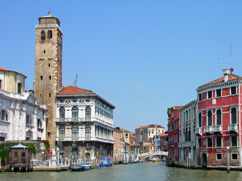 Canaregio Canal and Tre Archi Bridge, Venice Editorial Image - Image of ...