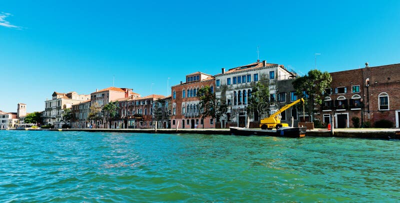 Grand canal view. Venice stock photo. Image of palace - 44209342
