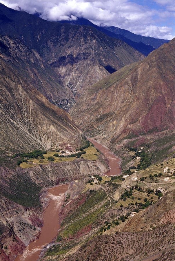 Grand Canyon in China stock image. Image of clouds, explorative - 3539231