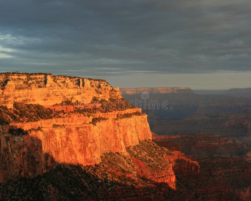 Grand Canyon Cliff stock image. Image of grand, sunrise - 17340225