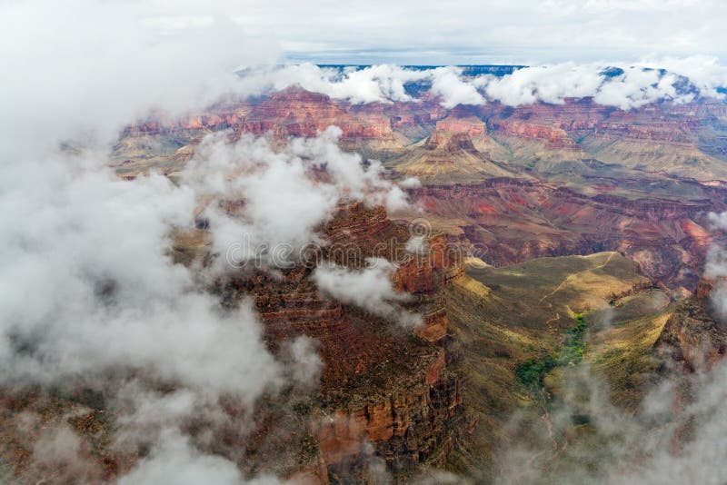 Grand Canyon Cloud Inversion Stock Photo - Image of beauty, hazy: 24843628