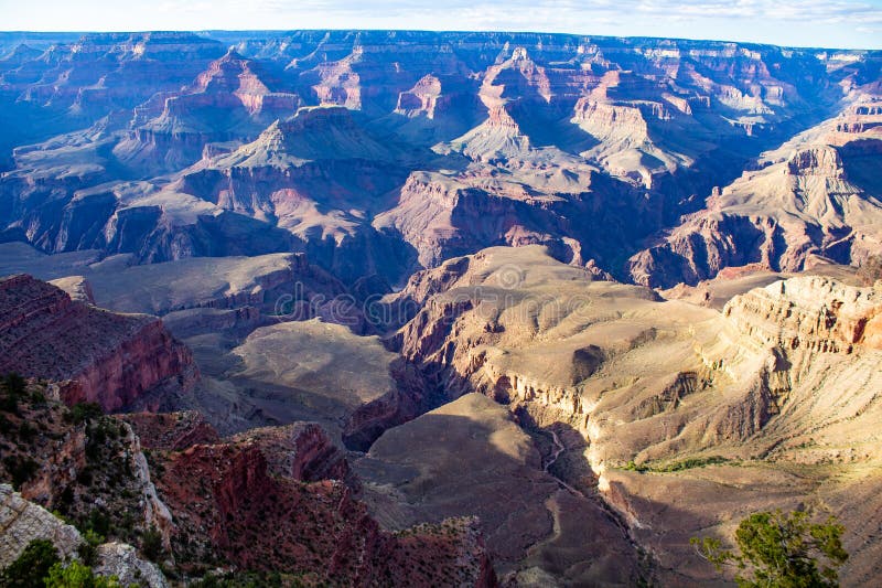 Grand Canyon Deep Grooves Carved into Earth Stock Photo - Image of ...