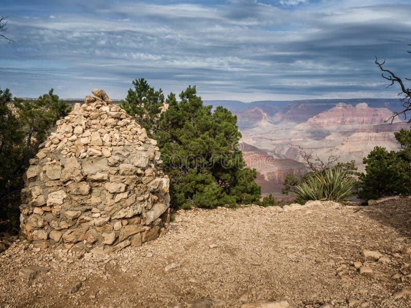 Grand Canyon Hermits Rest, Arizona Stock Photo - Image of scenic ...