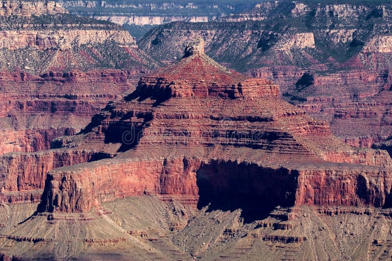 Grand Canyon: Isis Temple stock image. Image of landscape - 1738575