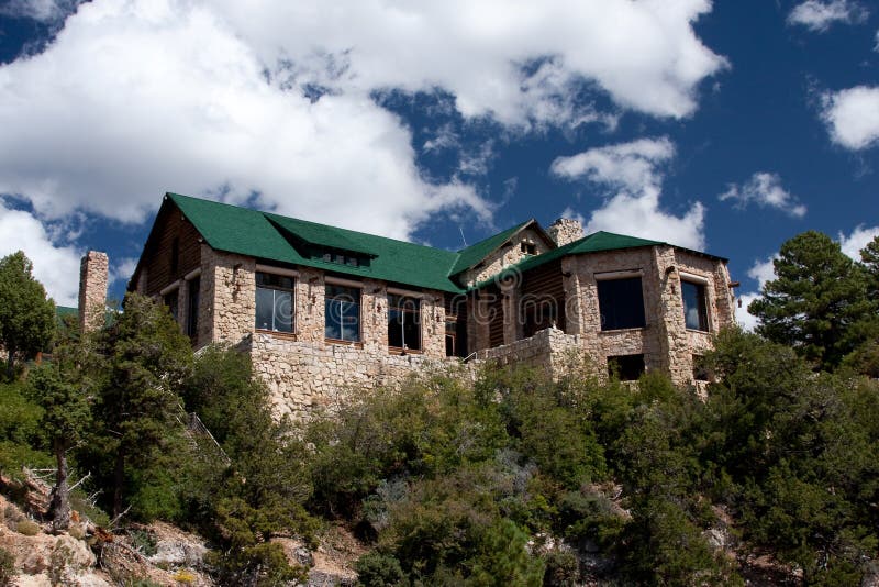 Grand Canyon Lodge on the North Rim Stock Photo - Image of lodge ...