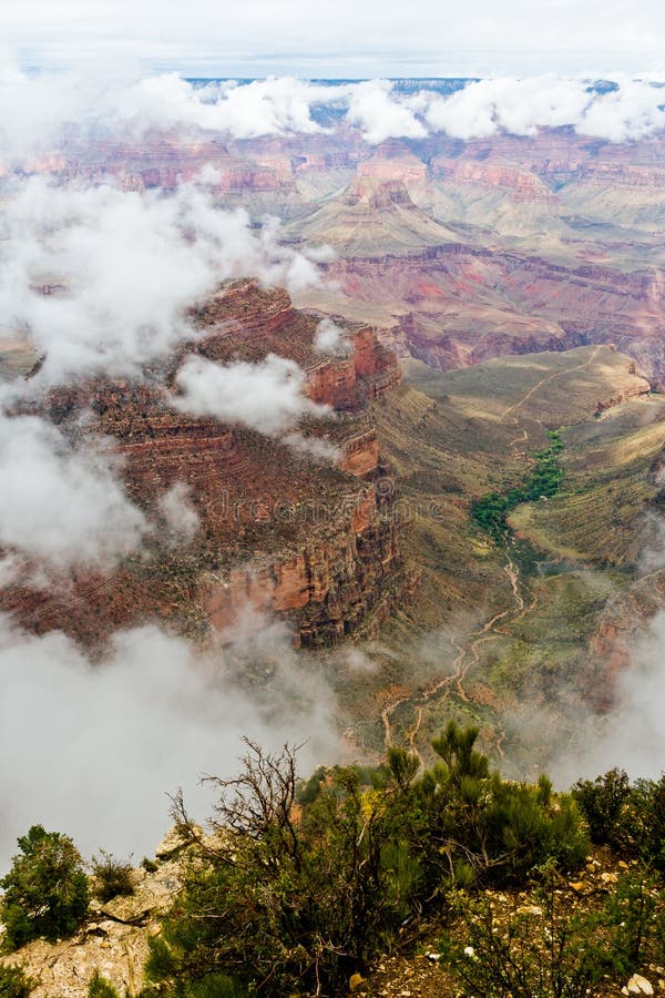 Grand Canyon National Park Cloud Inversion Stock Photo - Image of ...