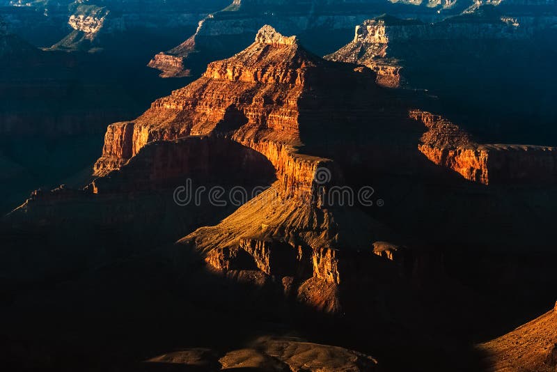 Grand Canyon National Park at Sunset in Summer Stock Photo - Image of ... Grand Canyon National Park at Sunset in Summer Stock Photo - Image of ...