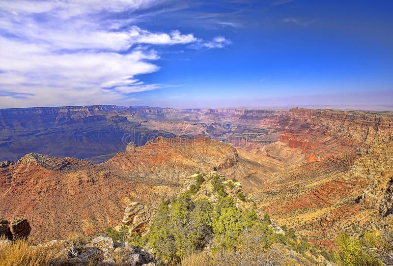 Grand Canyon Panorama stock photo. Image of rocky, overlook - 205739546