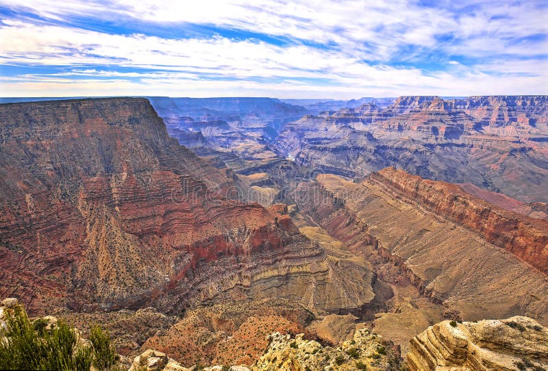 Grand Canyon Rock Formations at Navajo Point Stock Image - Image of ...