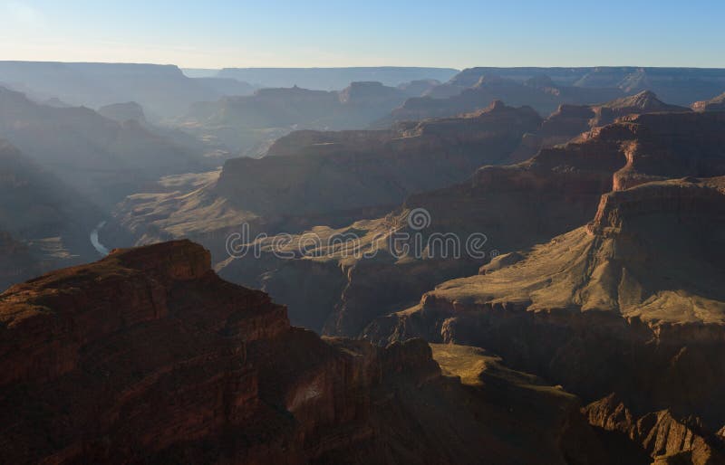Grand Canyon Toroweap Point Sunrise Stock Image - Image of north ...