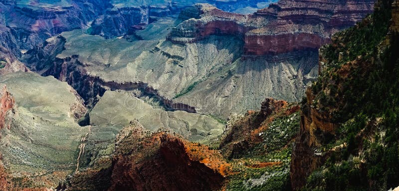 Grand Canyon top view stock photo. Image of canyon, grand - 124769758
